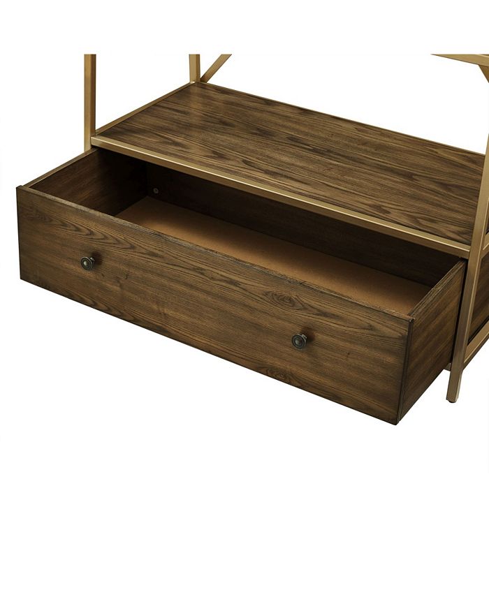 Dorel Living Fiona Pyramid Bookcase Etagere - Macy's