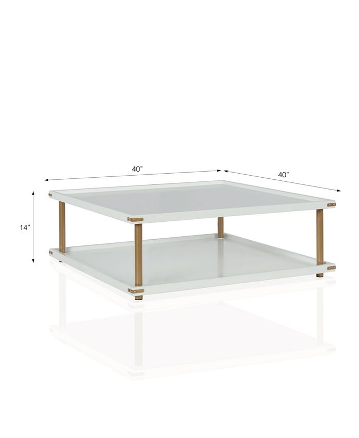 CosmoLiving Cosmo living Volta Square Coffee Table - Macy's