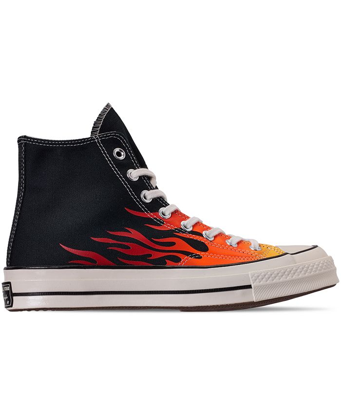 Converse Men's Chuck Taylor 70 Flame High Top Casual Sneakers from ...