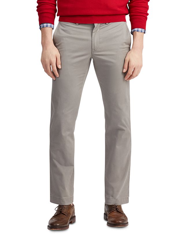 Polo Ralph Lauren Men's Big & Tall Stretch Classic Fit Chino Pants & Reviews - Pants - Men - Macy's