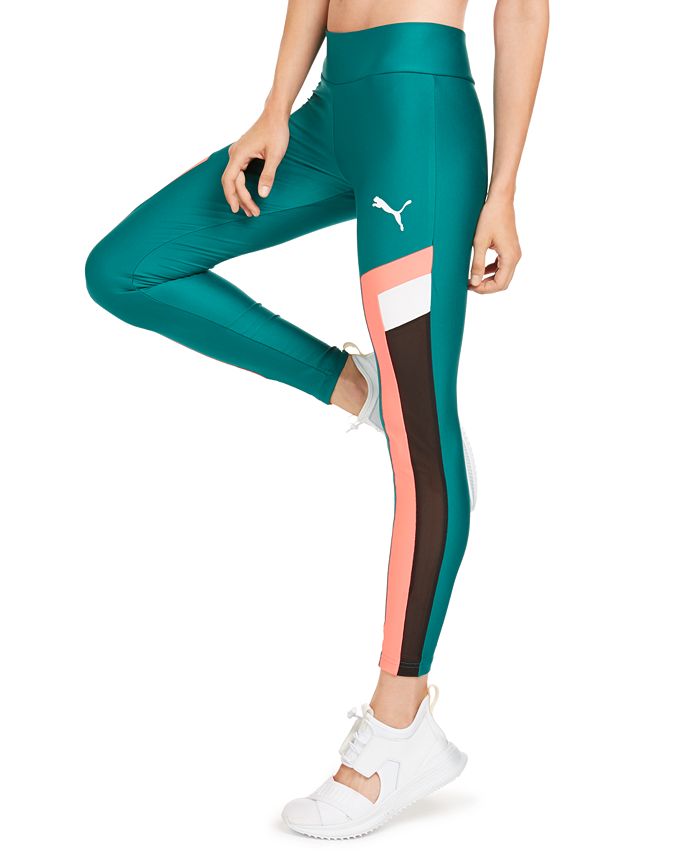 Puma Colorblocked Chase Leggings - Macy's