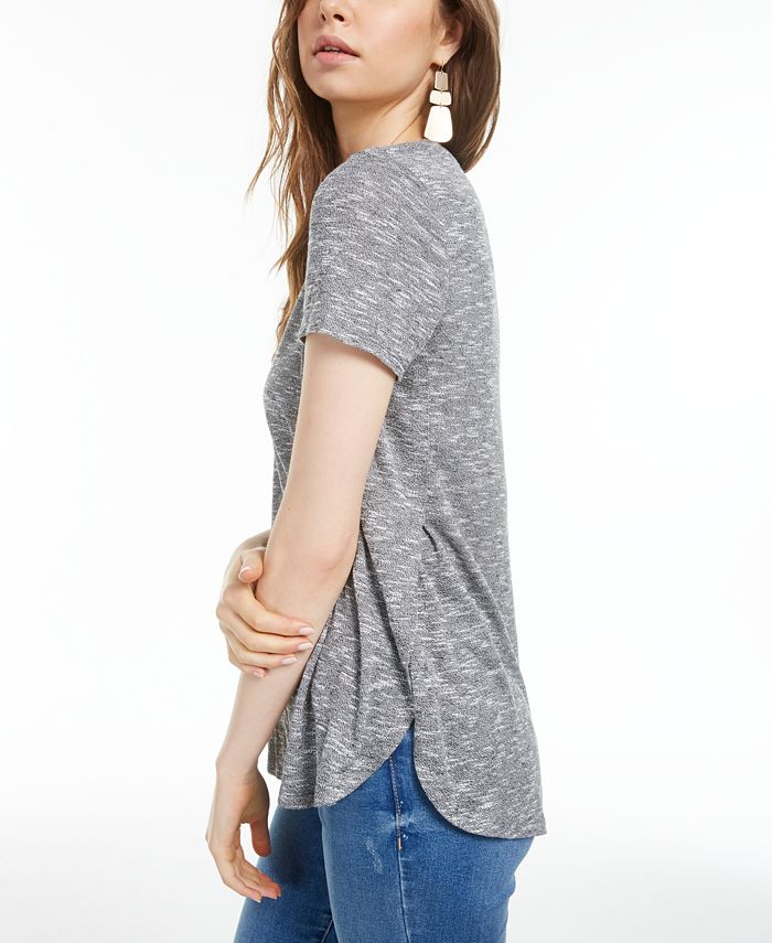 Bar III Marled T-Shirt, Created for Macy's - Macy's