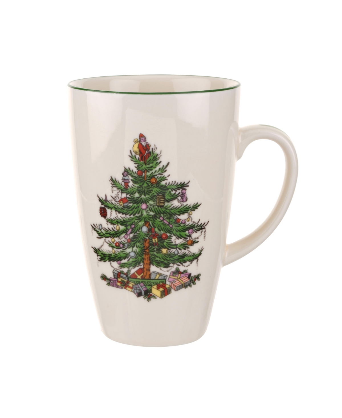Click here for Spode Christmas Tree Latte Mug - Green prices