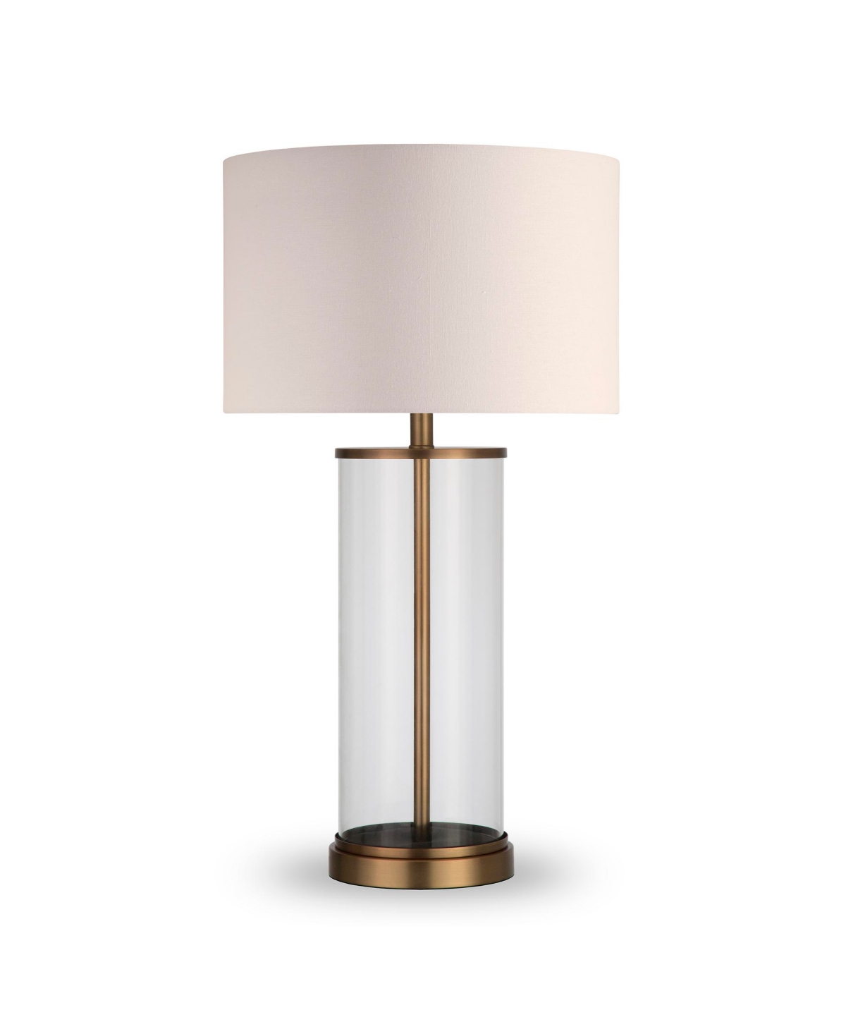 Click here for Hudson & Canal Rowan Table Lamp In Glass And Antiq... prices