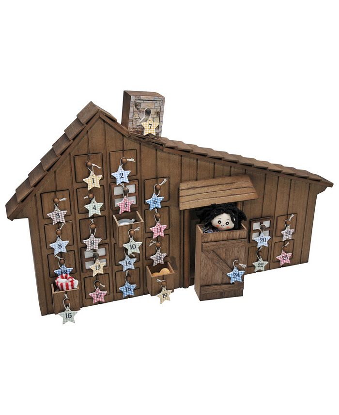 The Queen's Treasures Little House on the Prairie Wooden Holiday Advent ...