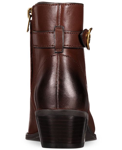 COACH Women's Dylan Horse-And-Carriage Booties & Reviews - Boots ...