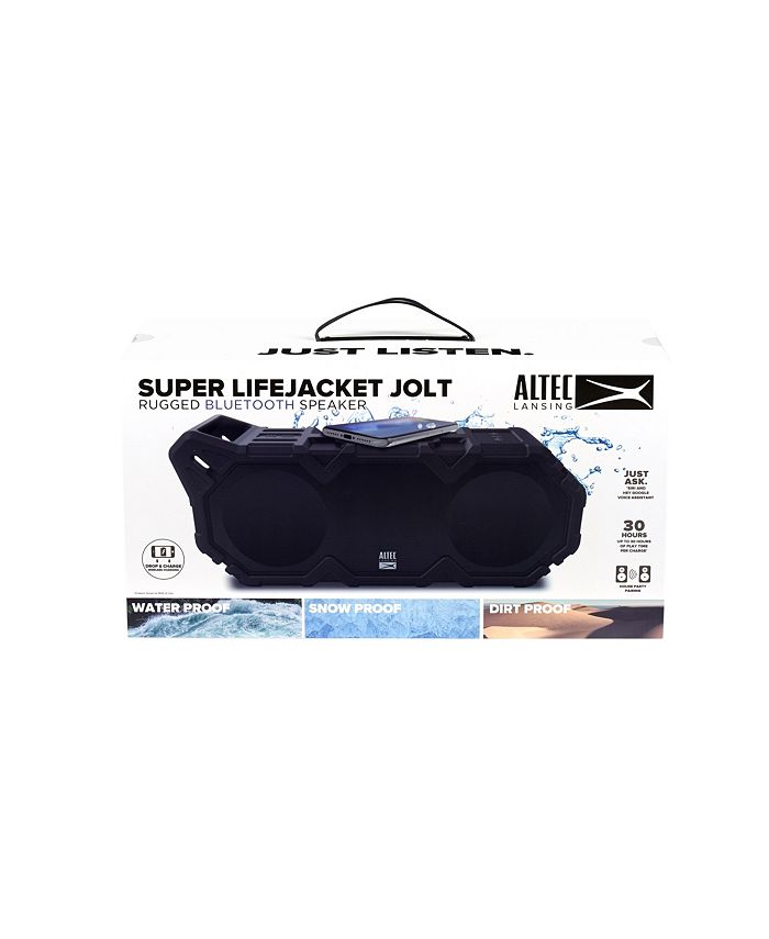 Altec Lansing Super LifeJacket Jolt Speaker Black - Macy's