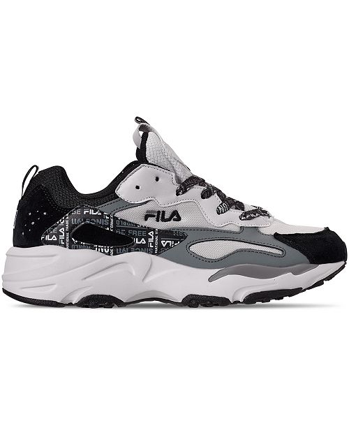 Fila Men's Ray Tracer Casual Athletic Sneakers from Finish Line ...