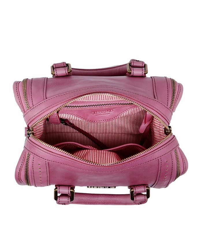 OLD TREND Women's Genuine Leather Mini Trunk Crossbody Bag - Macy's