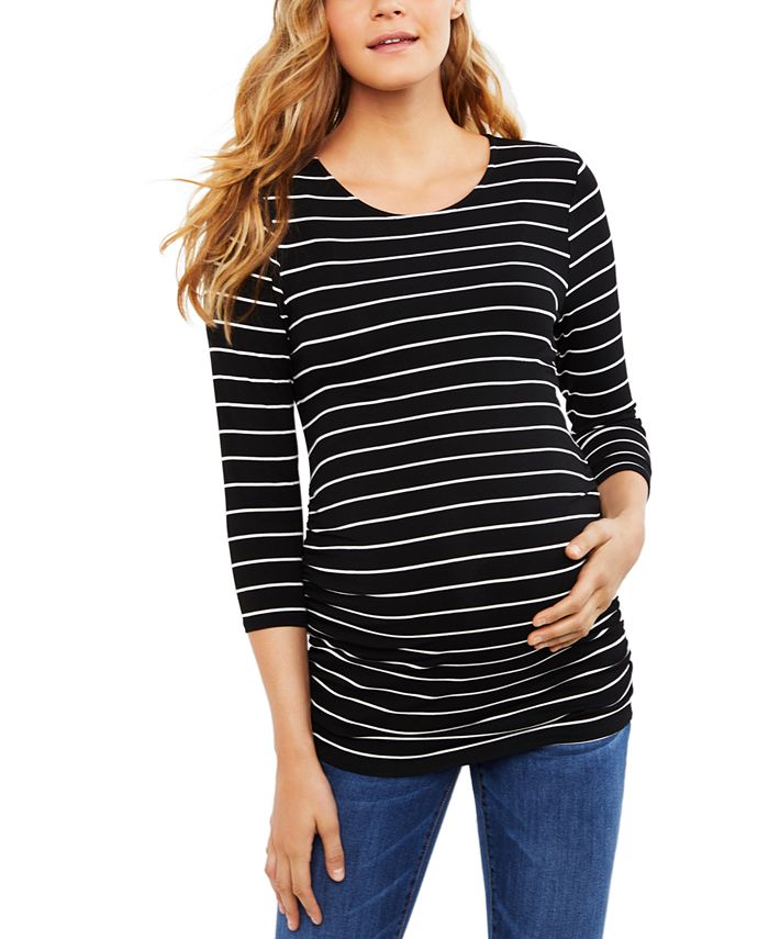 Jessica Simpson Maternity Ruched Top - Macy's