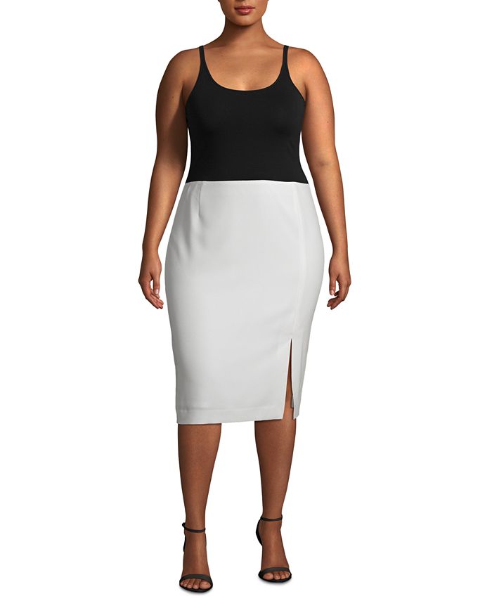 Tahari ASL Plus Size Asymmetrical Belted Skirt Suit - Macy's Tahari ASL Plus Size Asymmetrical Belted Skirt Suit - Macy's