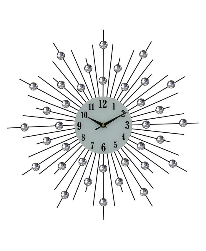 Three Star Spikes Wall Clock - Macy's