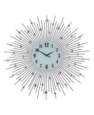 Three Star Spokes Wall Clock - Macy's