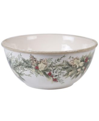 Certified International Holly and Ivy Deep Bowl - Macy's
