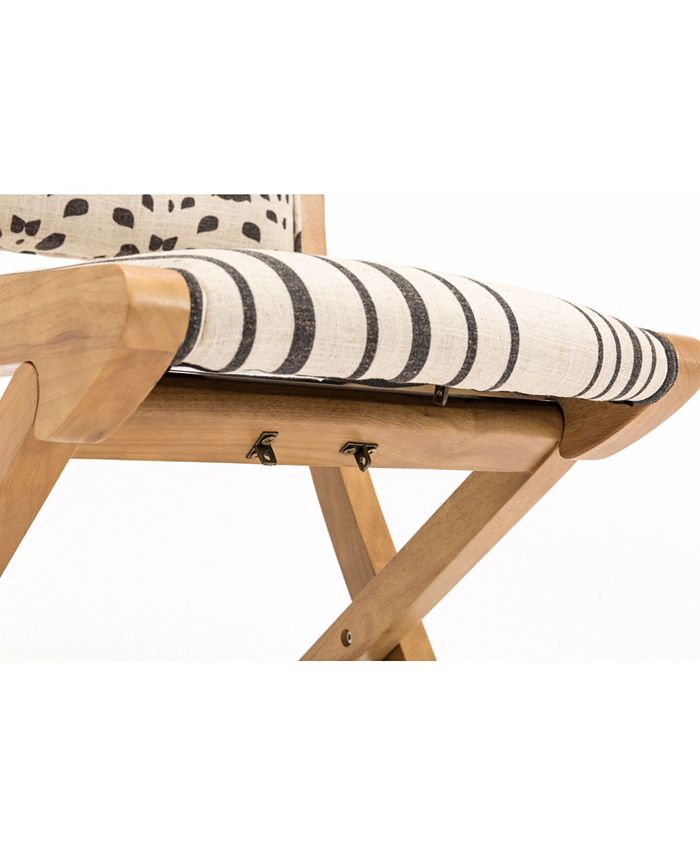 Boraam Misty Collection Patterned Folding Chair - Macy's
