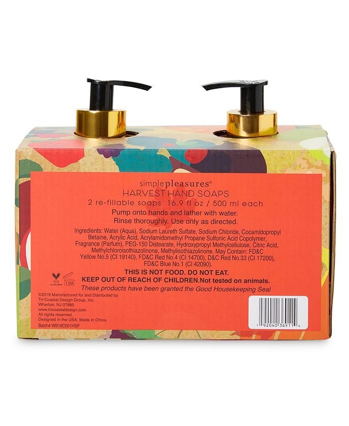 Tri-Coastal Design Simple Pleasures 500ML Molded Soap Duo - Macy's