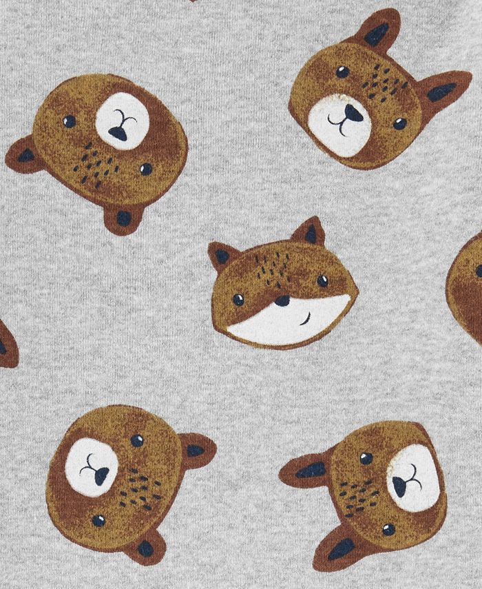 Carter's Baby Boys 4-Pc. Snug-Fit Cotton Bearly Awake Pajamas Set - Macy's