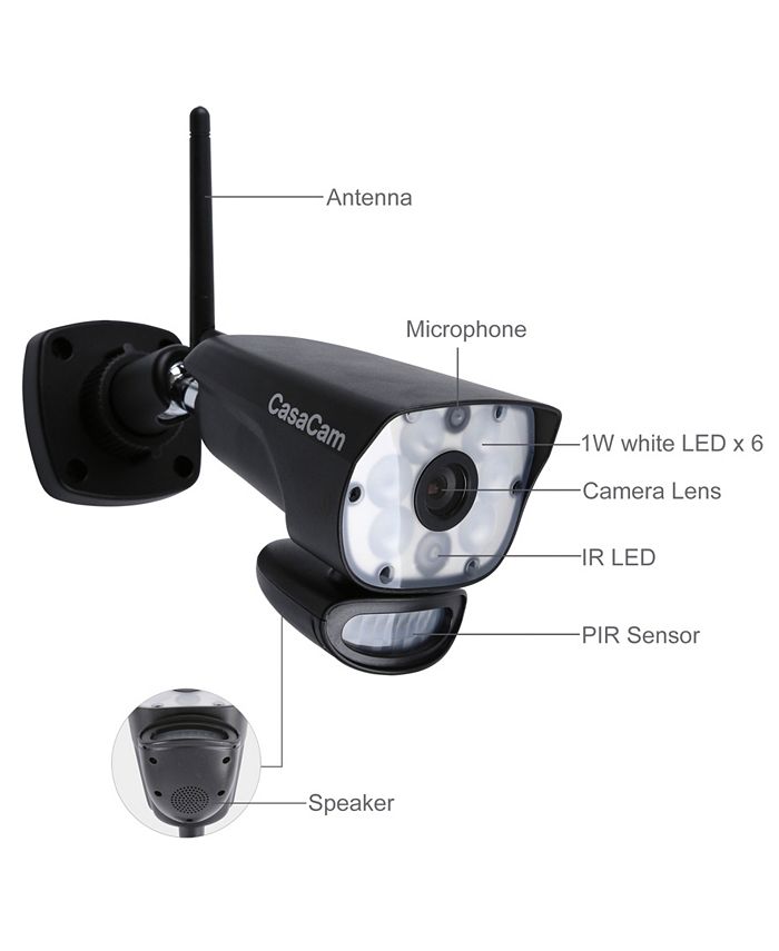 CasaCam Extra Camera With LED Spotlight - Macy's
