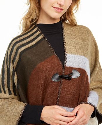 Cejon A Hint of Leopard Ruana - Macy's