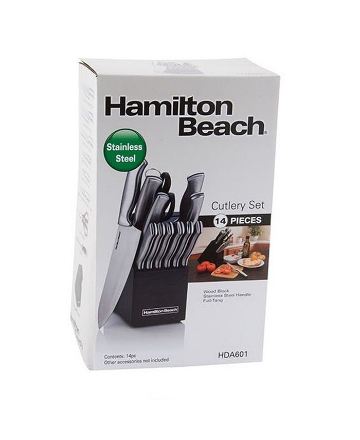 Hamilton Beach Knife Block Set, 14 Piece - Macy's