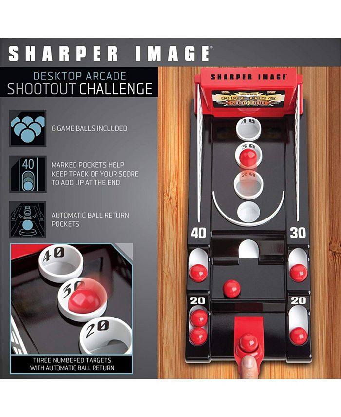 Sharper Image Game Desktop Arcade Shootout - Macy's