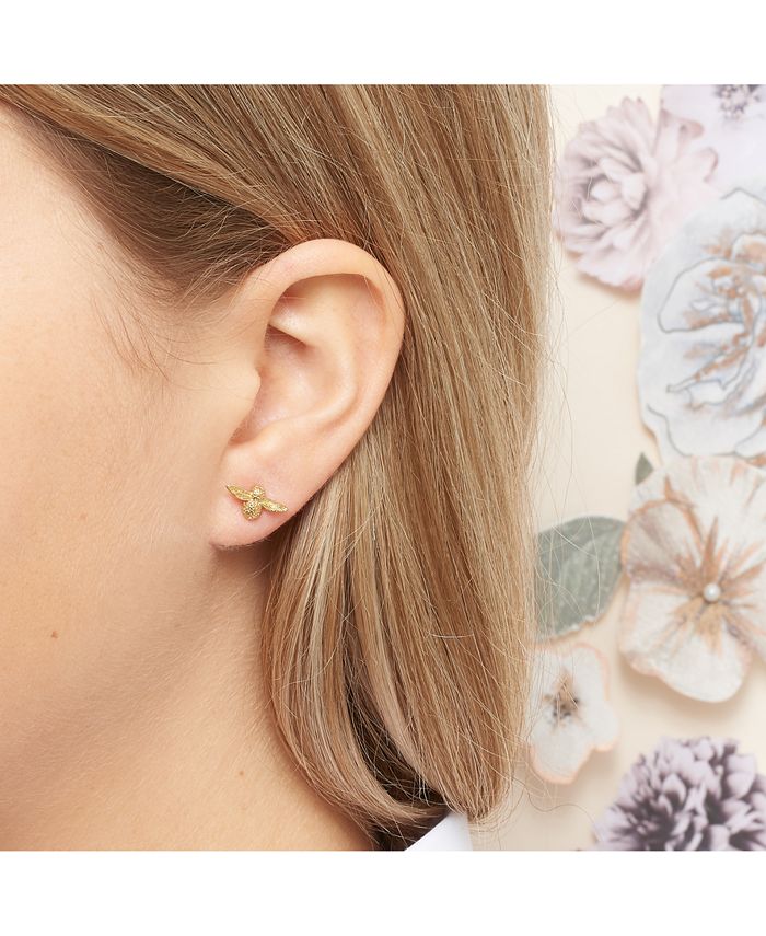 Olivia Burton Bee Three-Dimensional Stud Earrings - Macy's