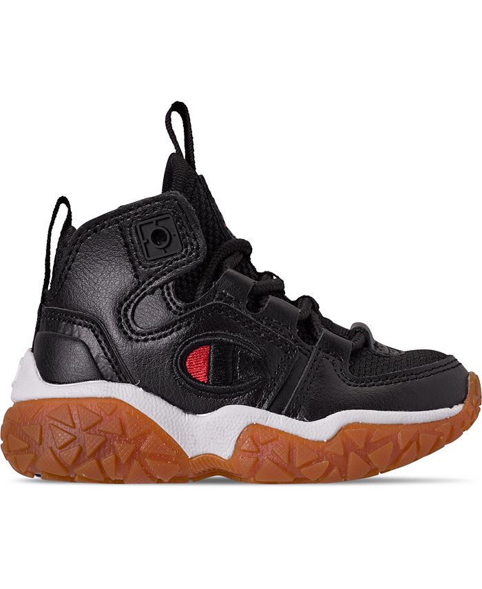 Champion Toddler Boys Tank Grid Mid Athletic Sneakers Boots from Finish ...