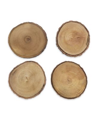 Foster & Rye Log Coaster Set - Macy's