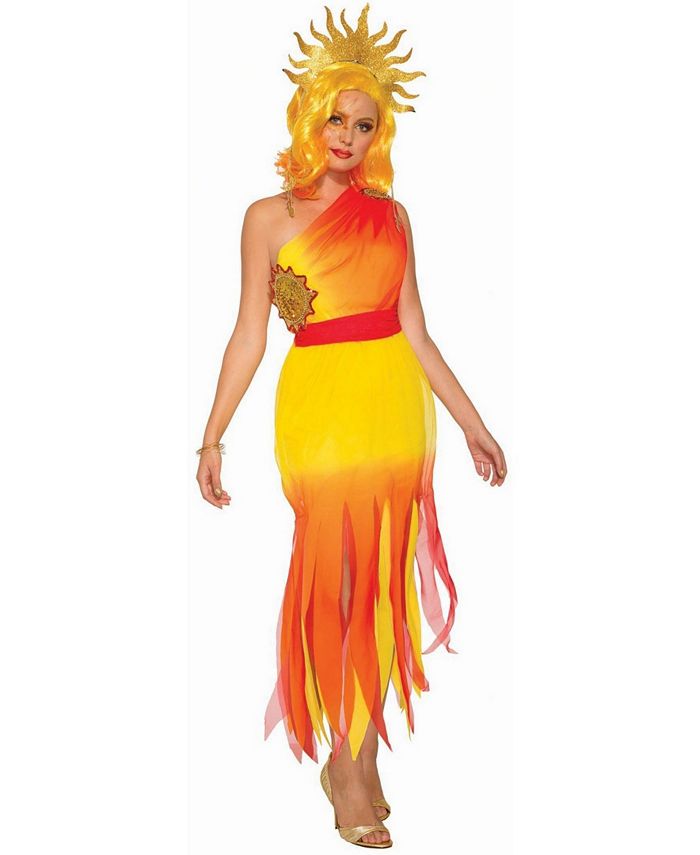 BuySeasons Women's Sun Goddess Dress Adult Costume - Macy's