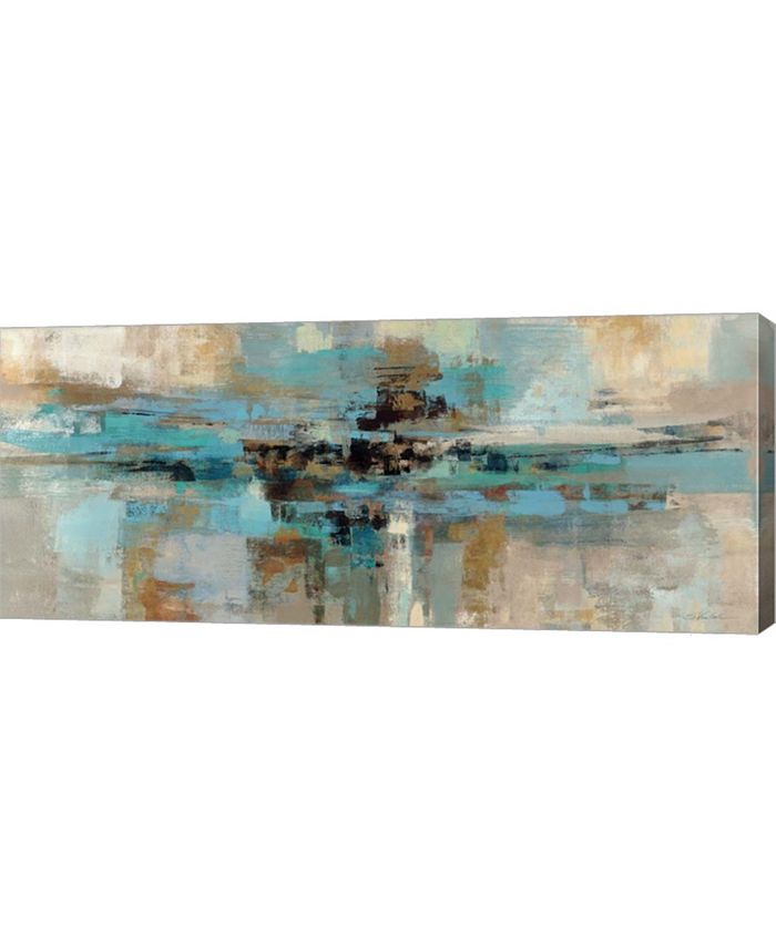 Metaverse Morning Fjord by Silvia Vassileva Canvas Art, 37.5" x 16 ...