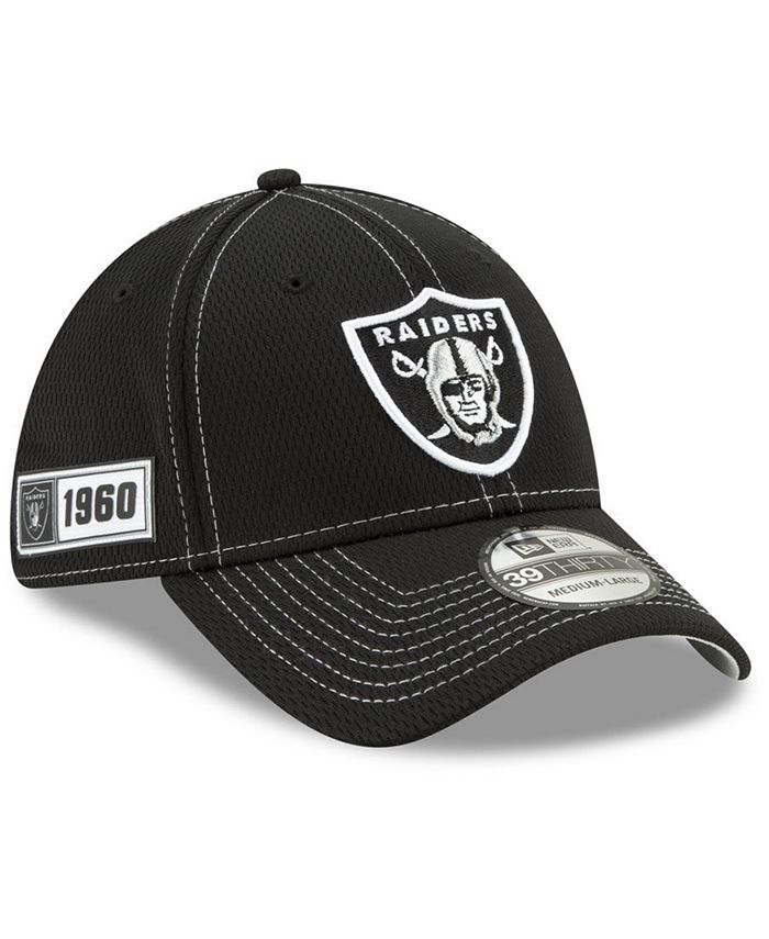 New Era Oakland Raiders On-Field Sideline Road 39THIRTY Cap - Macy's
