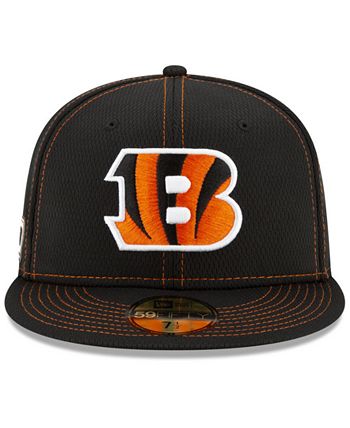 New Era Cincinnati Bengals On-Field Sideline Road 59FIFTY-FITTED Cap ...