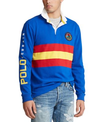 Polo Ralph Lauren Men's Big & Tall Classic Fit Graphic Rugby Top - Macy's
