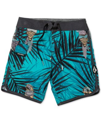 Volcom Toddler & Little Boys Parrot-Print Swim Trunks - Macy's