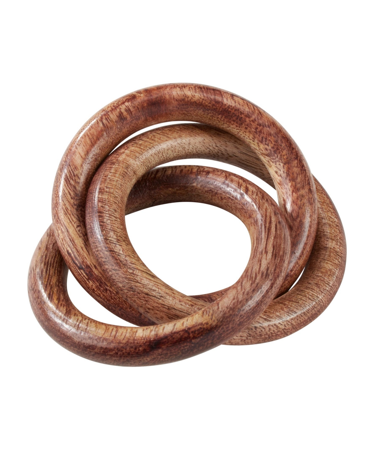 Click here for Saro Lifestyle Mango Wood Napkin Ring with Interlo... prices