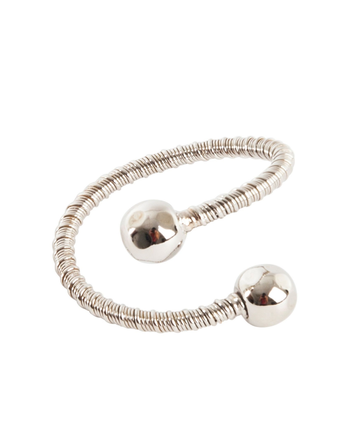 Click here for Saro Lifestyle Curled Design Napkin Ring  Set of 4... prices