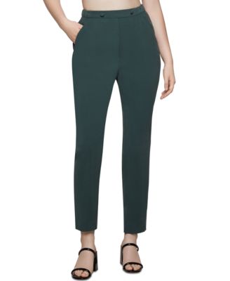 BCBGeneration Straight-Leg Trousers - Macy's