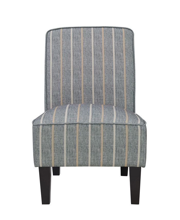 Handy Living Bryce Armless Accent Chairs, Set of 2 - Macy's