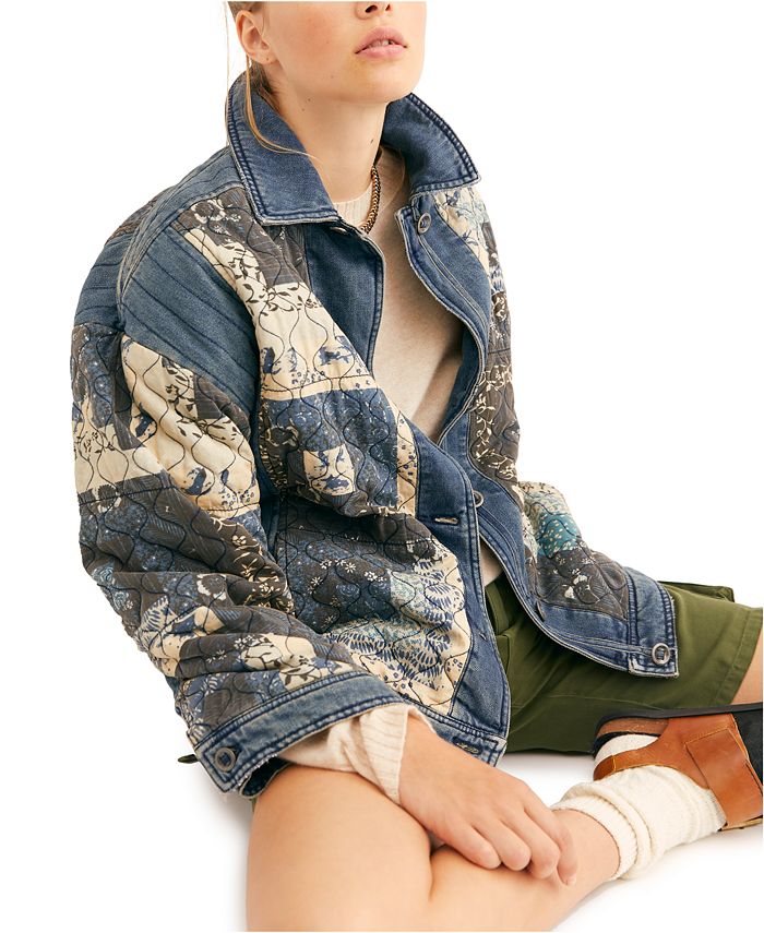 Free People Pieced-Together Jacket - Macy's