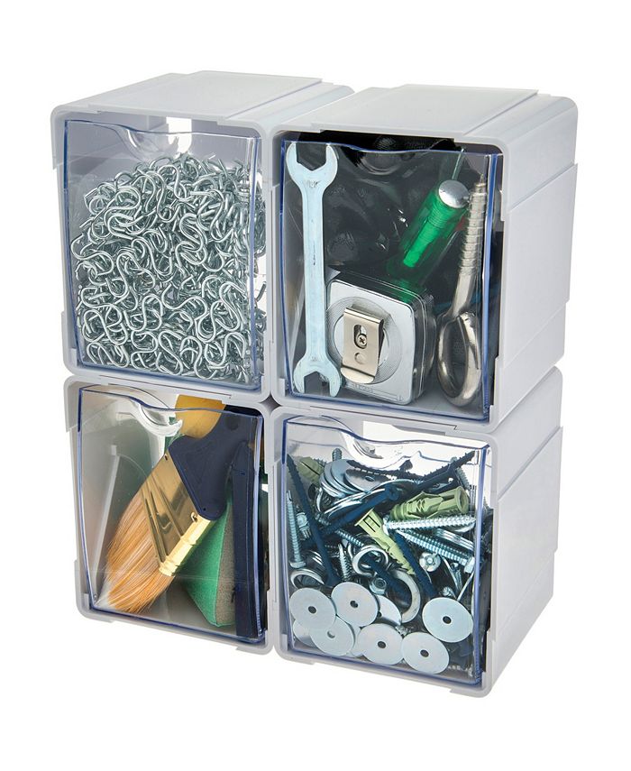 Deflecto Interlocking Storage Organizer - Macy's