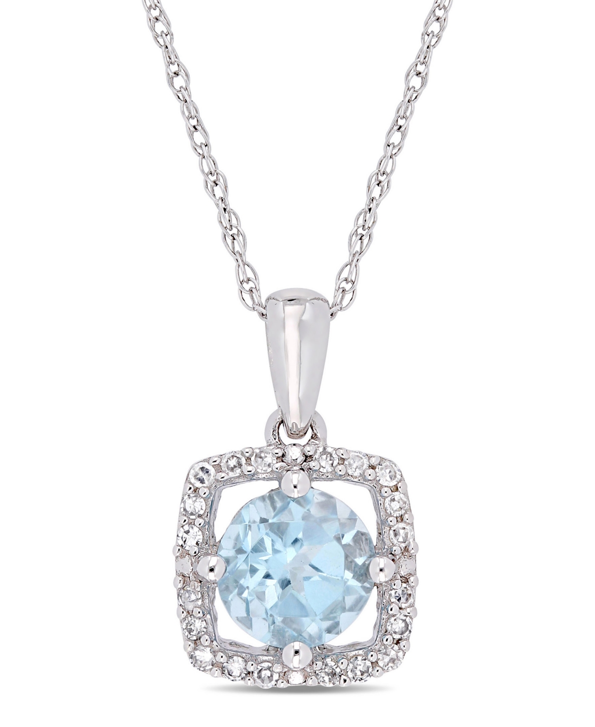 Click here for Blue Topaz (1 ct. t.w.) and Diamond (1/10 ct. t.w.... prices