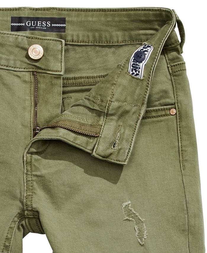 GUESS Big Girls Ripped Skinny Jeans - Macy's