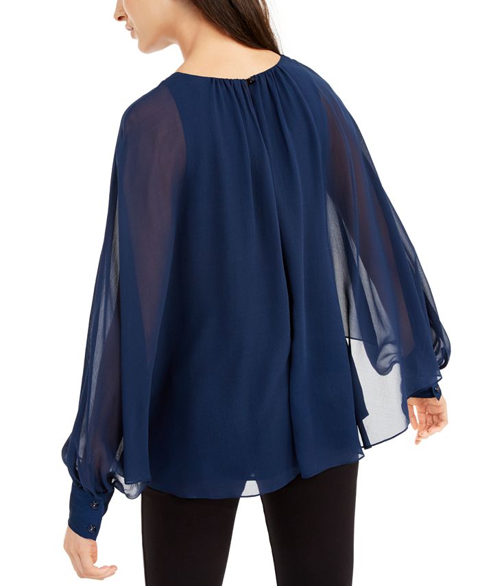 Trina Turk Layered Chiffon Top - Macy's