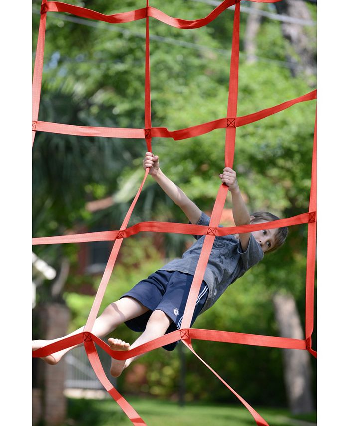 b4Adventure Slackers Climbing 4' X 7' Ninja Net Swing Sets, Outdoor ...