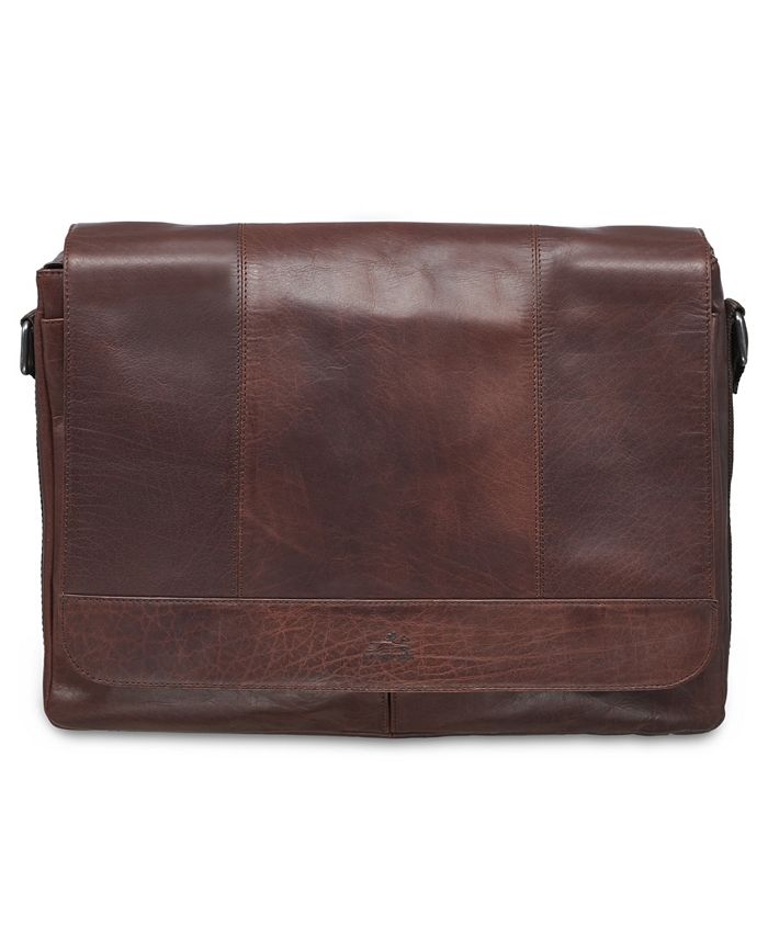 Mancini Buffalo Collection Laptop/ Tablet Messenger Bag - Macy's