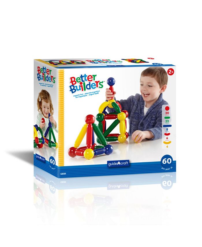 Guidecraft, Inc Guidecraft Better Builders - 60 Pieces Set - Macy's