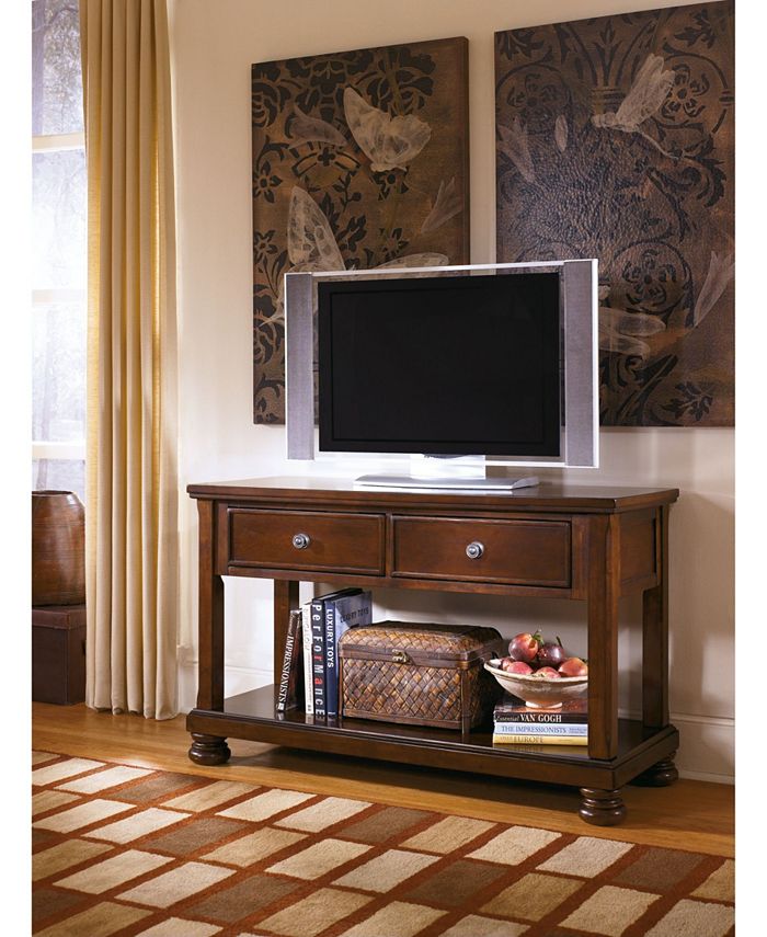 Signature Design By Ashley Ashley Furniture Porter Sofa Table - Macy's
