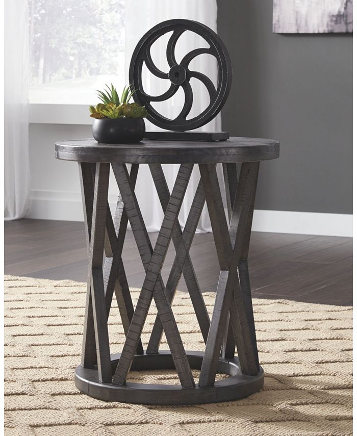 Signature Design By Ashley Ashley Furniture Sharzane End Table - Macy's
