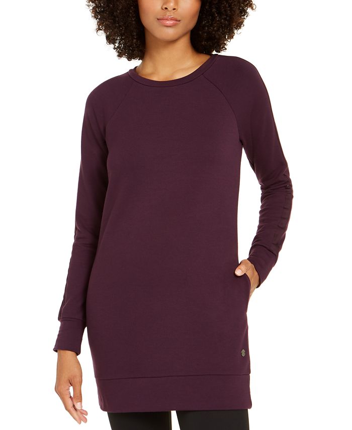 Ideology Long Sleeve Tunic, Created for Macy's - Macy's