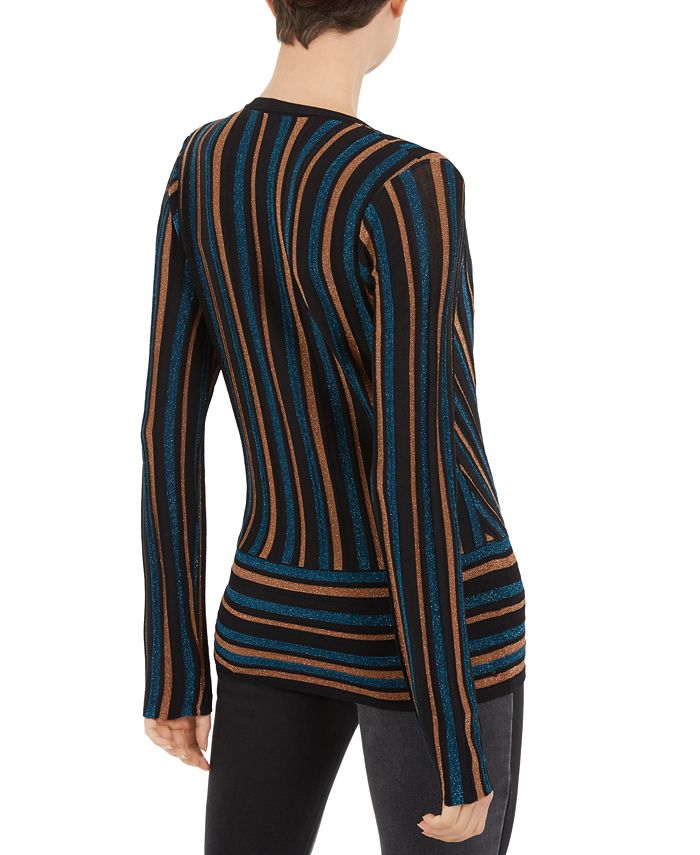 INC International Concepts INC Metallic Striped Top, Created for Macy's ...